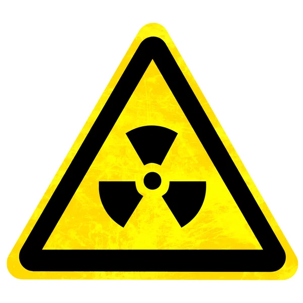 Biohazard symbol sign of biological threat alert isolated black yellow ...