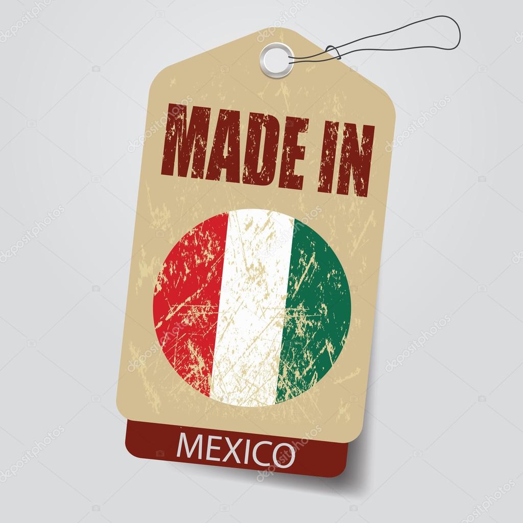 Made in mexico . Tag . Stock Vector Image by ©kiselilimun #40519607