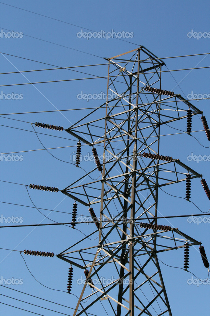 Energy distribution tower Stock Photo by ©lucato 12604507
