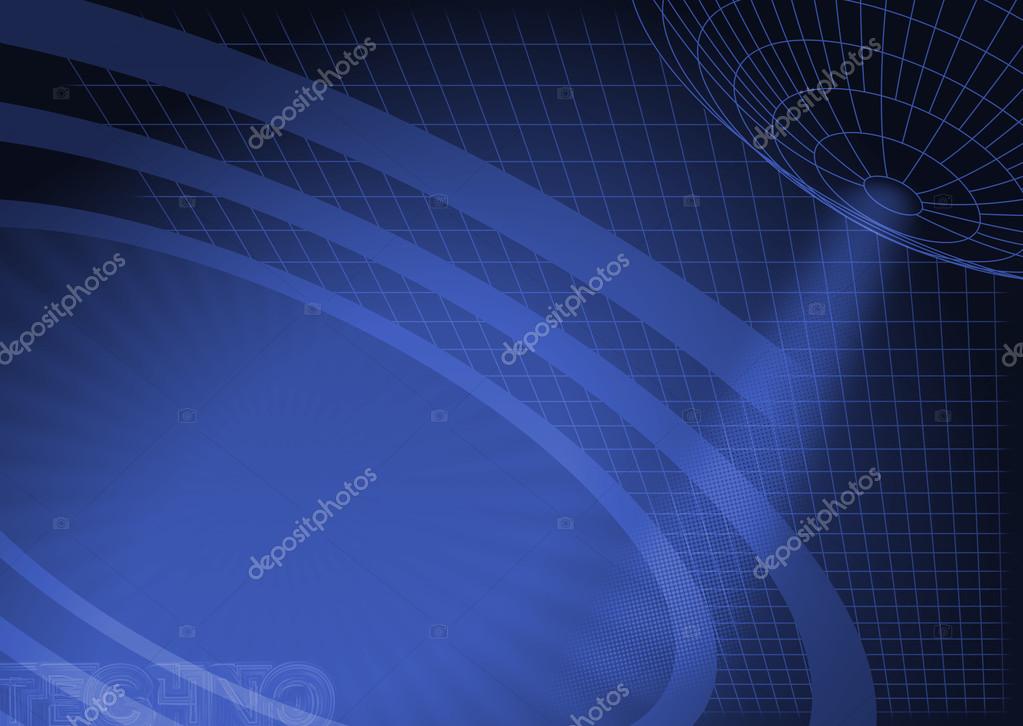 Techno blue background Stock Photo by ©lucato 23791203
