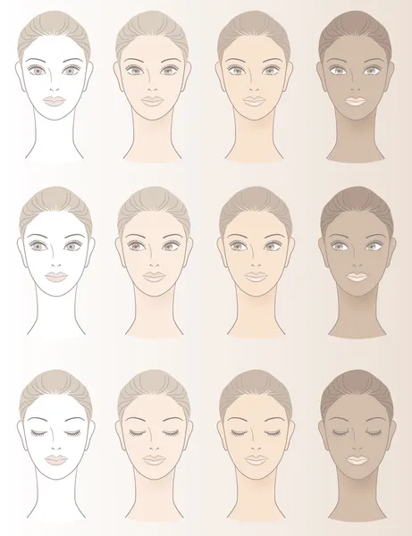 Face shapes Stock Photos, Royalty Free Face shapes Images | Depositphotos