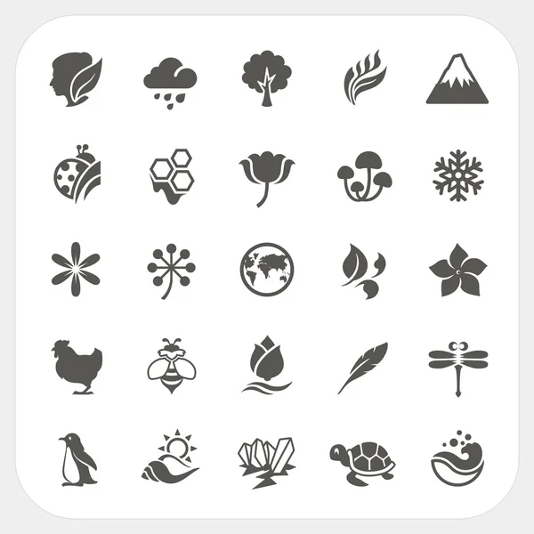 Nature Vector Icons 4 — Stock Vector © creativestall #76369439