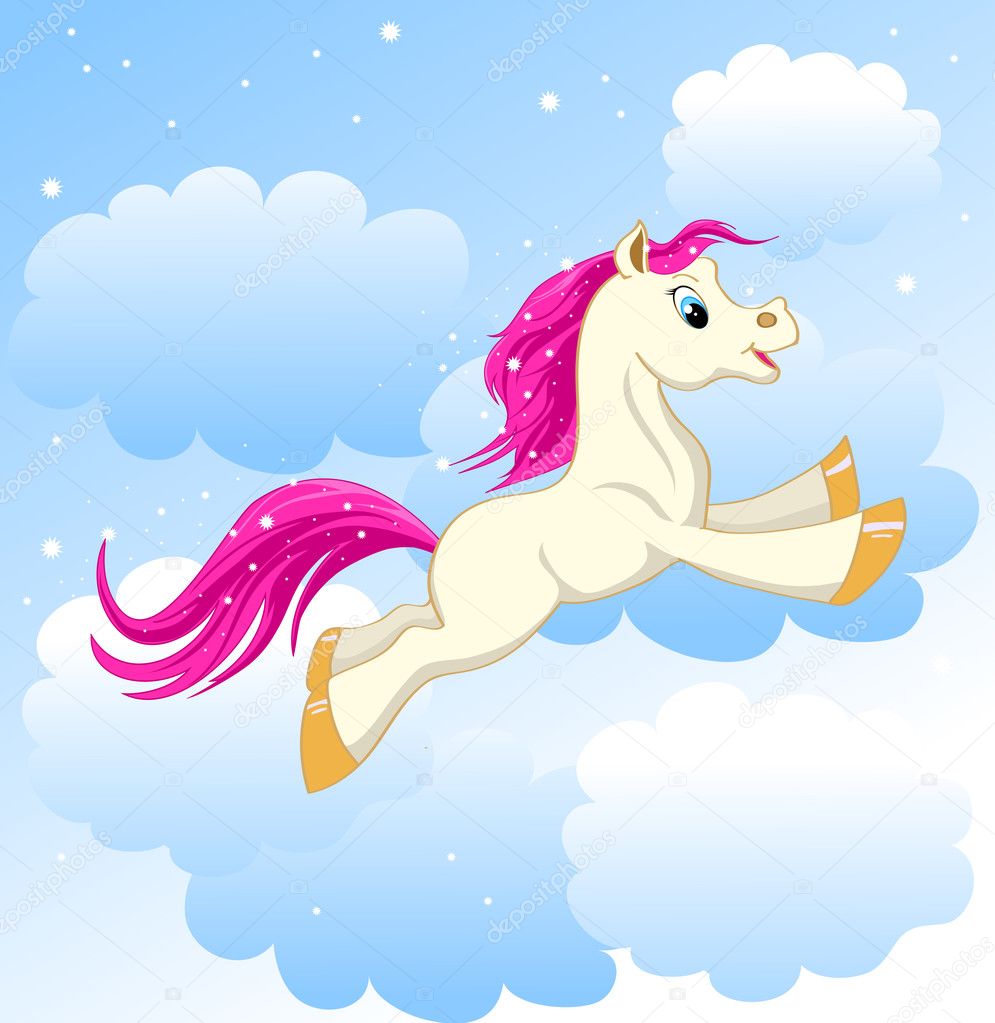 Little Pony — Stock Vector © ilasla #19269549