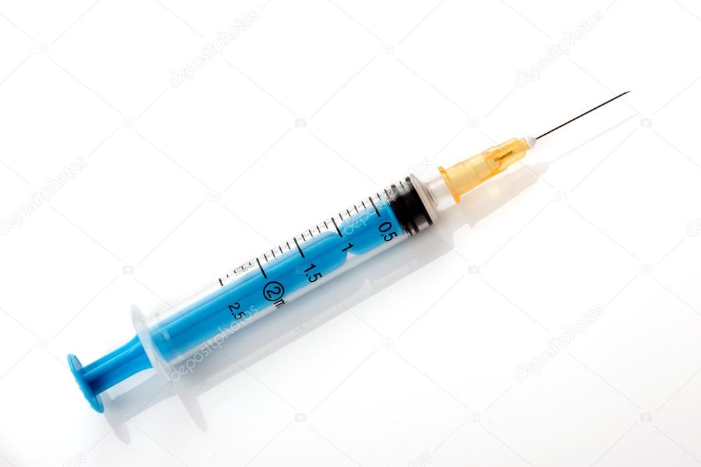 Drugs, needle — Stock Photo © snvv #19416225