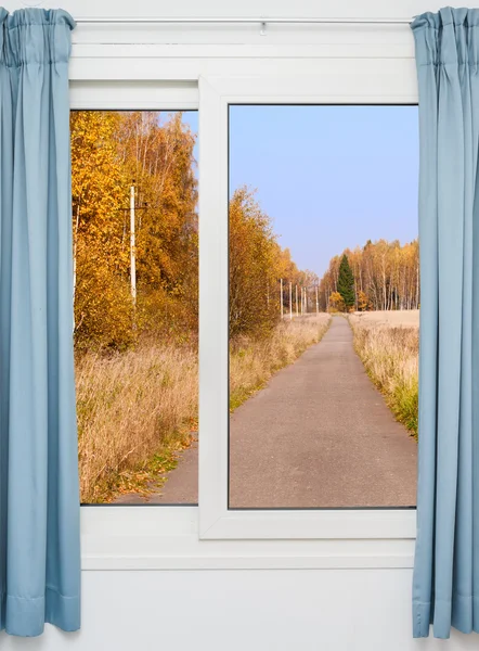 Autumn window view Stock Photos, Royalty Free Autumn window view Images ...