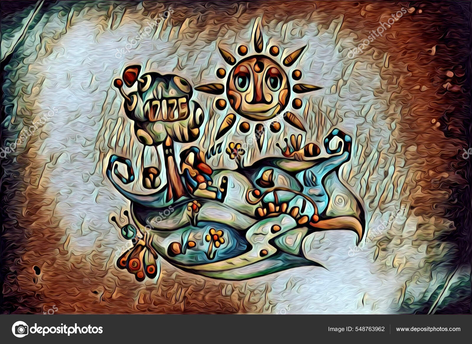 Fable Fun Surreal Illustration Drawing Sketch Painting Dream Stock ...