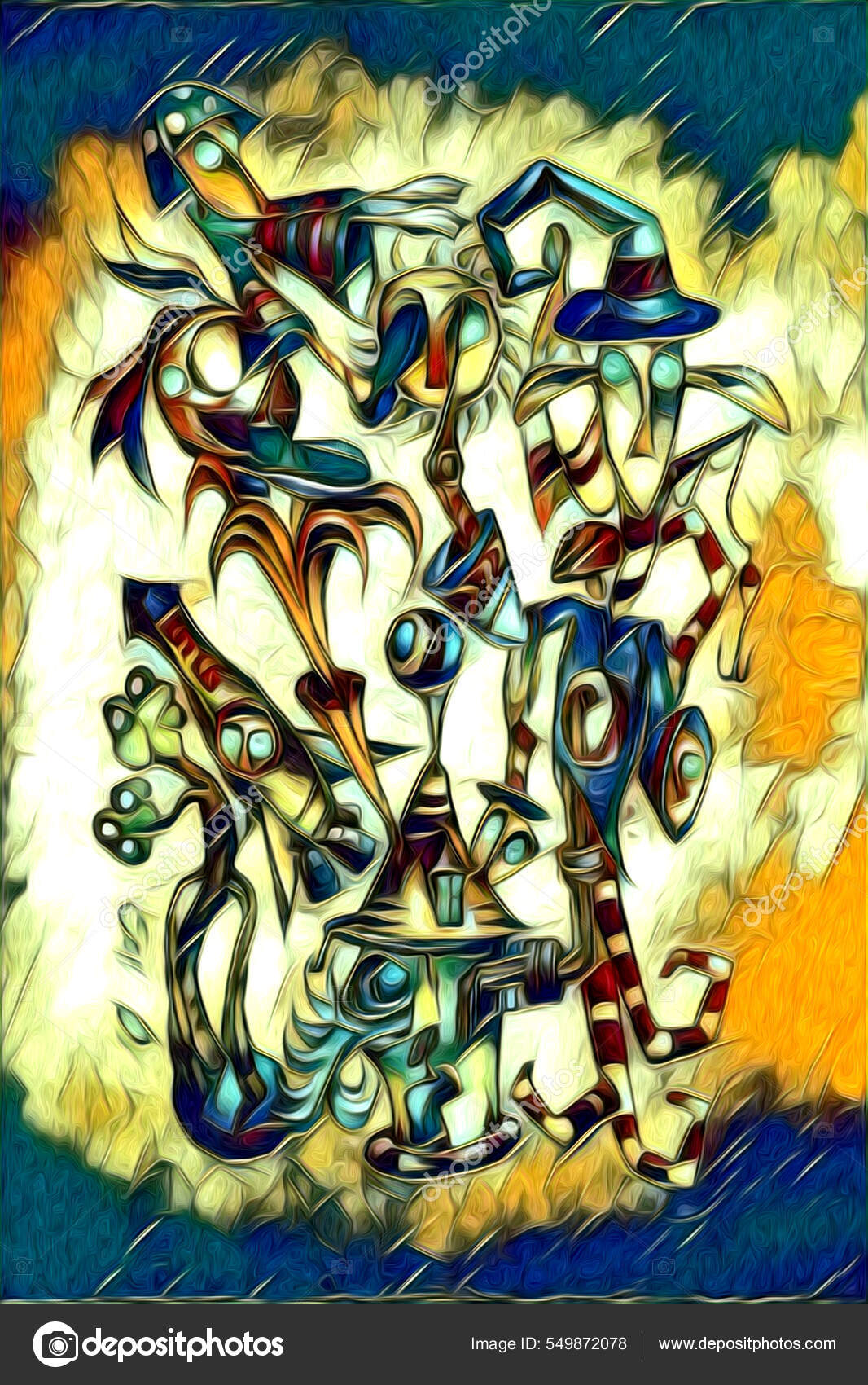 Fable Fun Surreal Illustration Drawing Sketch Painting Dream Stock ...