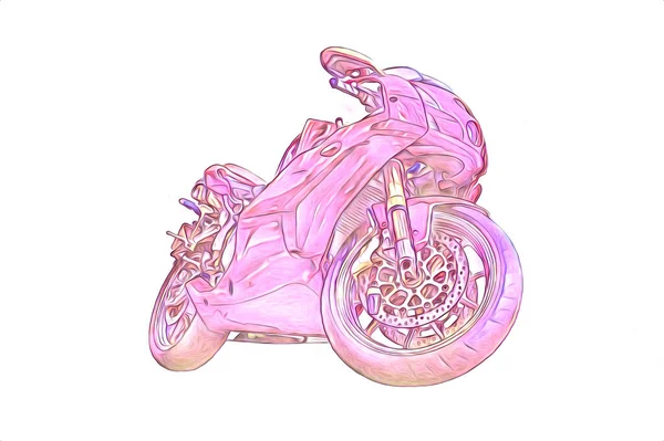 Pink motorcycle Stock Photos, Royalty Free Pink motorcycle Images ...