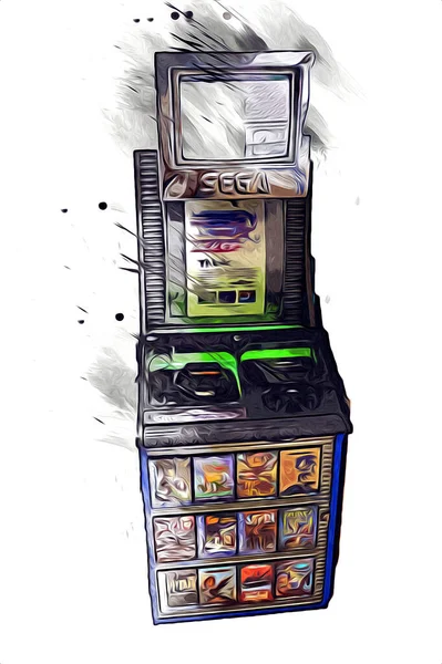 Vintage game machine Stock Photos, Royalty Free Vintage game machine ...