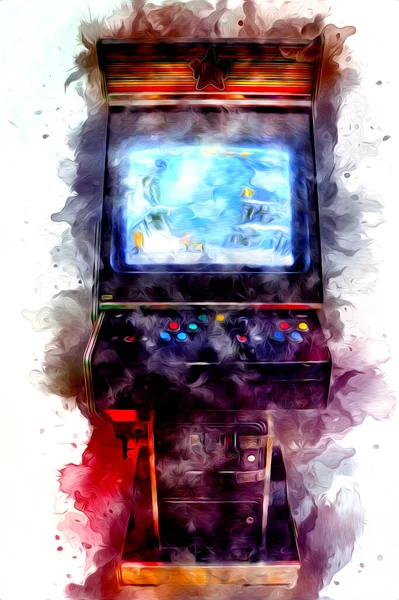 Vintage game machine Stock Photos, Royalty Free Vintage game machine ...