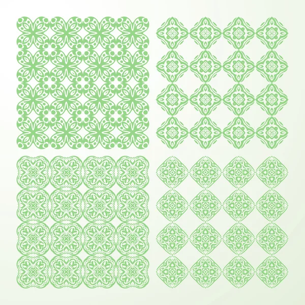 Set monochrome geometrical seamless patterns. Stock Vector Image by ...