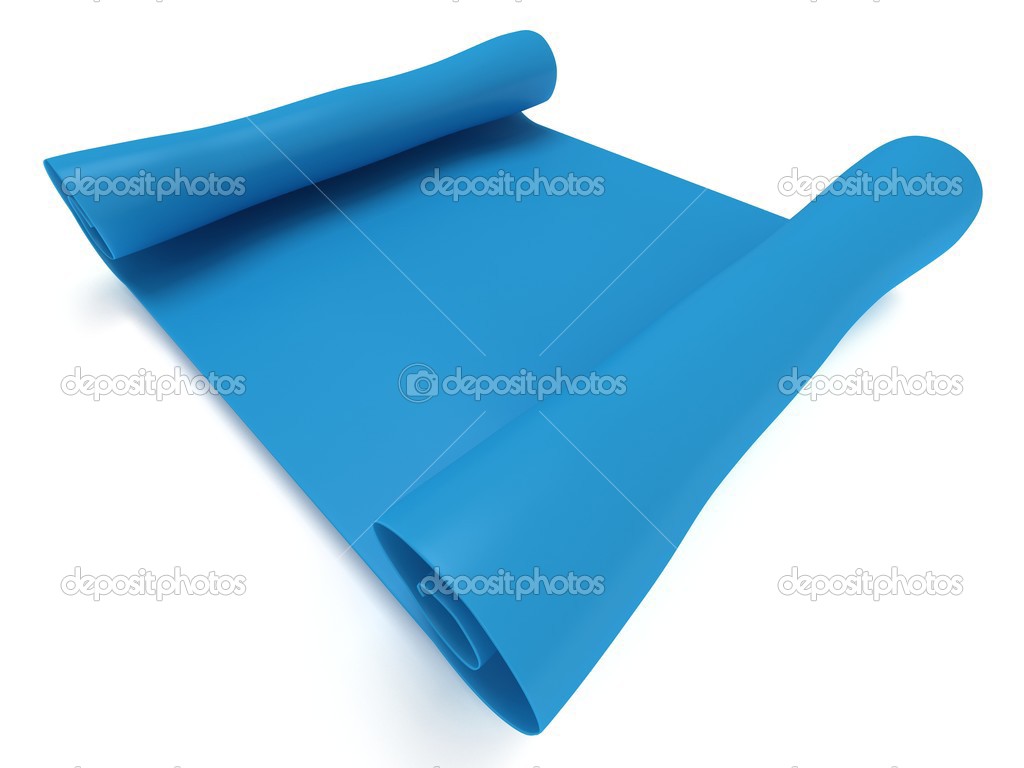 Papel de pergamino azul. Manuscrito. 3d renderizar — Foto de stock ...