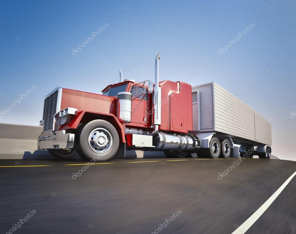 Big 18 wheeler Stock Photo by ©jamesgroup 12553805