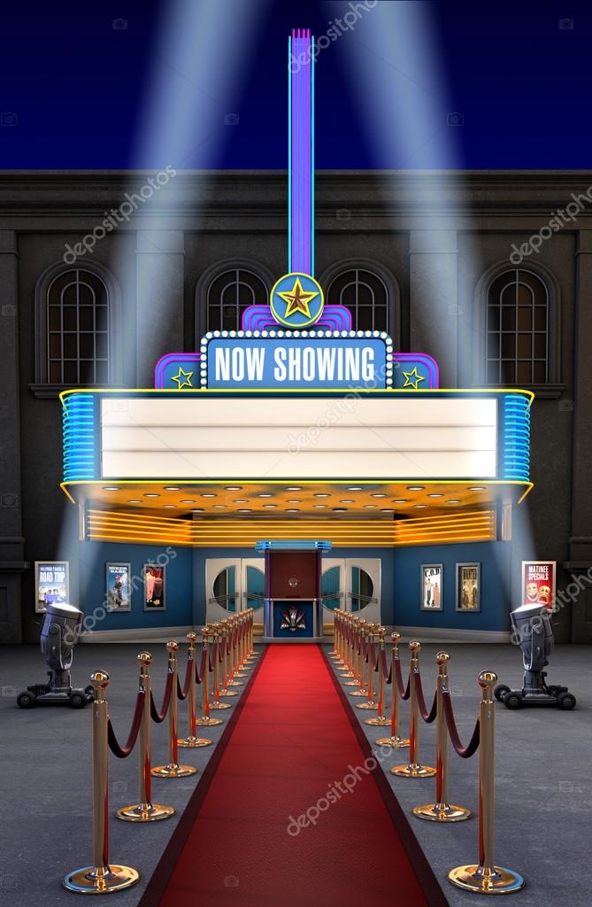 Movie Theatre & Ticket Box — Stock Photo © jamesgroup #13454568