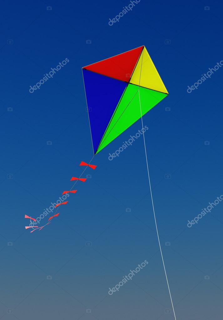 Flying a kite — Stock Photo © jamesgroup #13470552