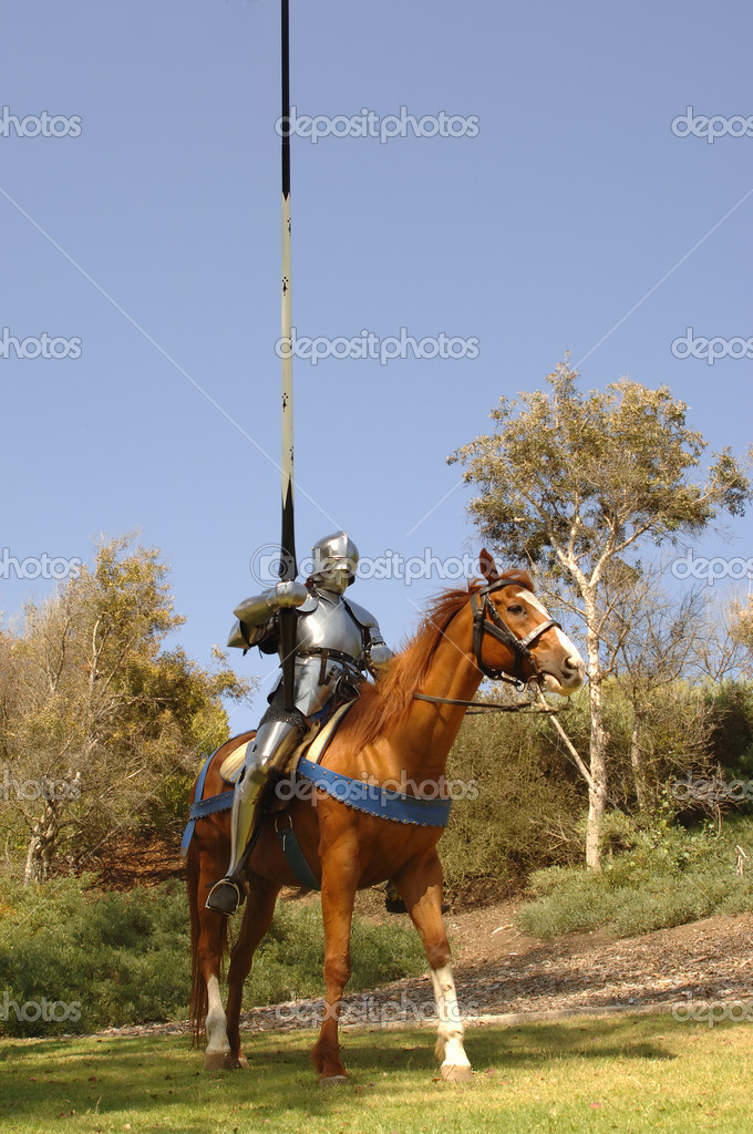 Knight with Lance vertical Stock Photo by ©jamesgroup 13470658