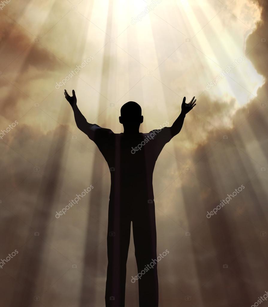 Man in praise — Stock Photo © jamesgroup #13472128