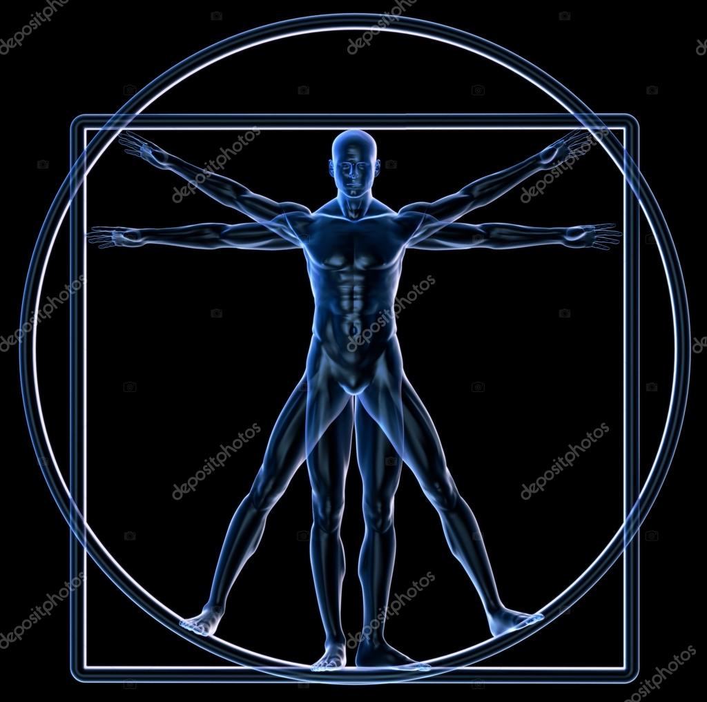 Vitruvian Man — Stock Photo © jamesgroup #13484328