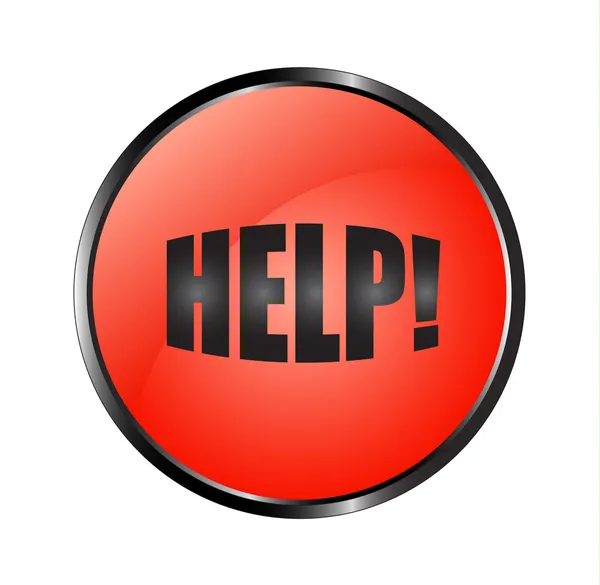 Help button red Stock Vector Image by ©Grounder #13981199