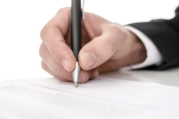 Business man signing a contract Stock Photo by ©Gajus-Images 20096709