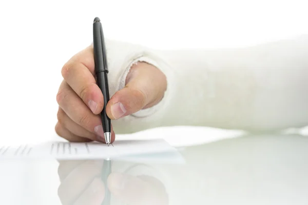 Business man signing a contract — Stock Photo © Gajus-Images #20096709