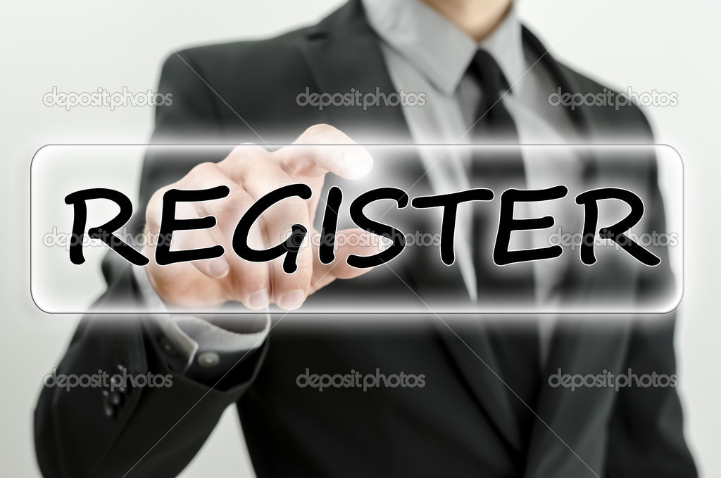 Register text in a computer navigation bar — Stock Photo © Gajus-Images ...