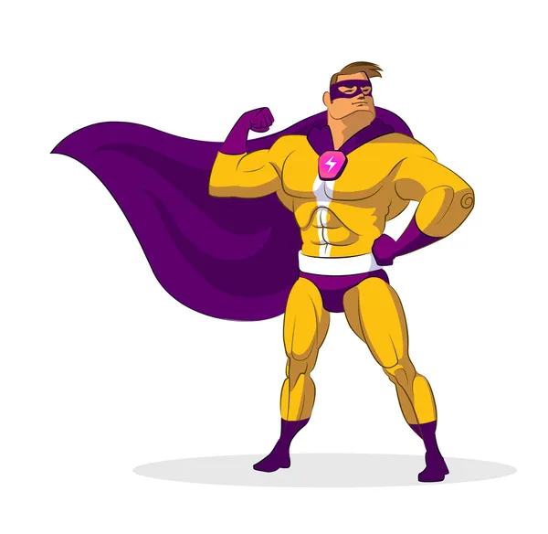 Superhero back Vector Art Stock Images | Depositphotos