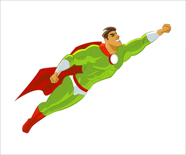 Superhero flying — Stock Vector © Maxutov #22894948
