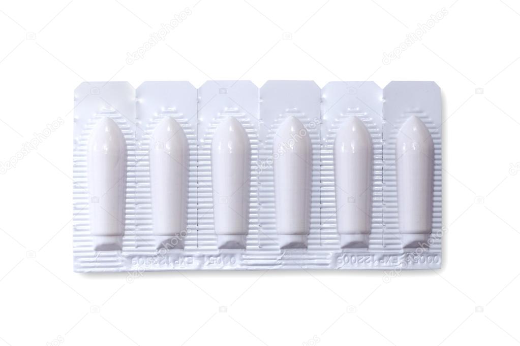 Pack of suppositories with clipping path Stock Photo by ©sharky86 25524529