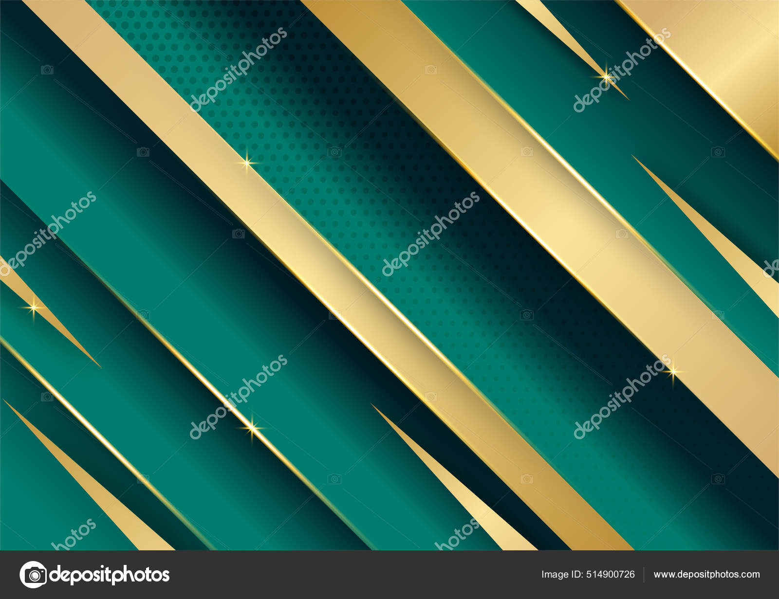 Luxury Dark Green Gold Abstract Background Stock Vector by ©salmanalfa ...