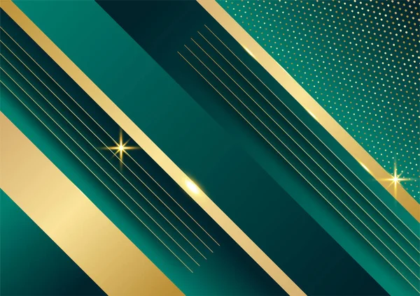 Modern Abstract Green Gold Background Vector Abstract Graphic Design ...
