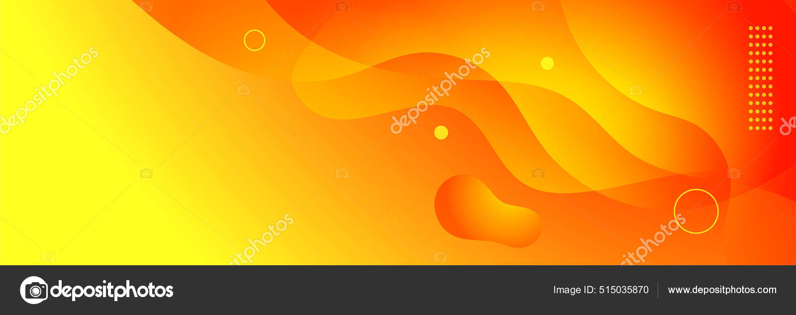 Modern Red Orange Banner Background Stock Vector by ©salmanalfa 515035870