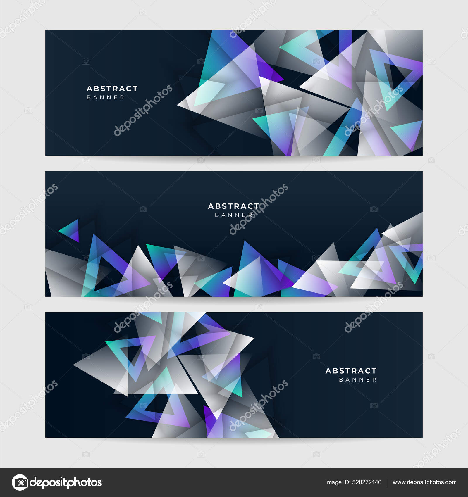 Printable Triangle Banner Template