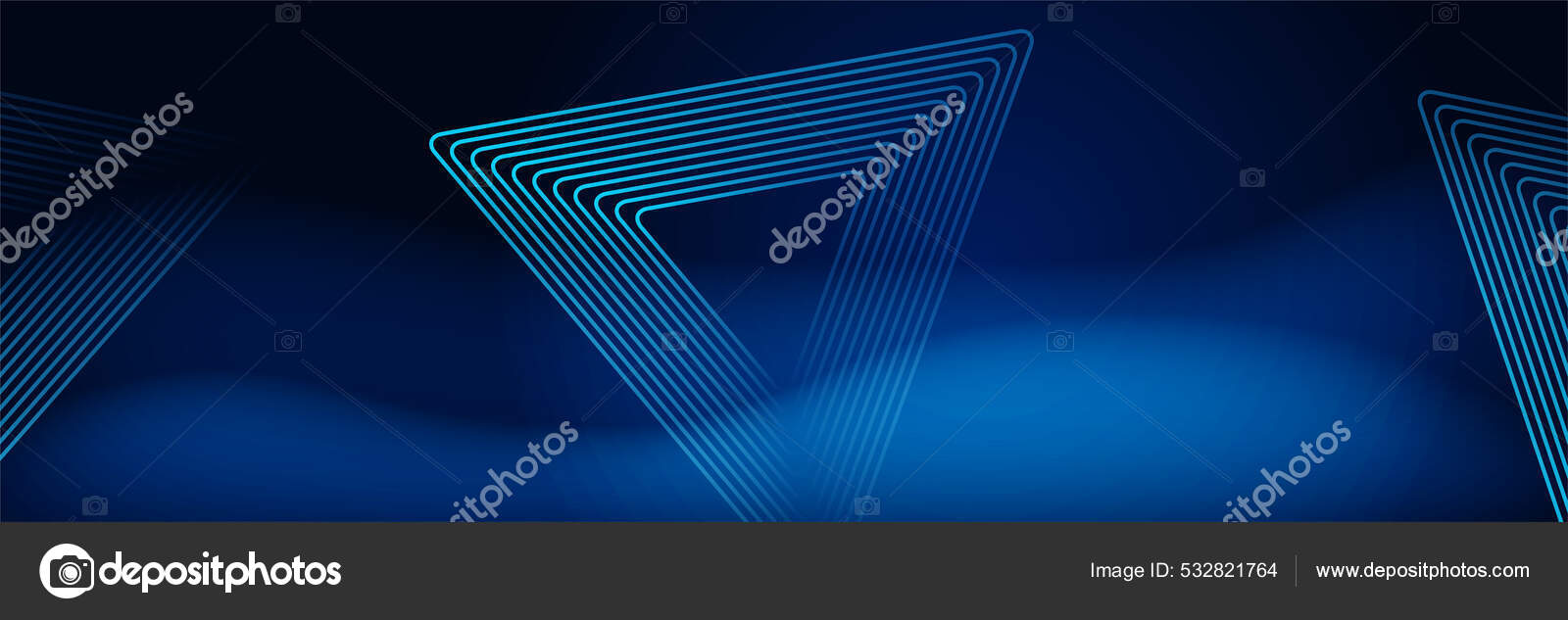 Blue Banner Background Vector Abstract Graphic Design Banner Pattern ...