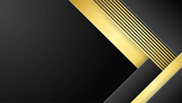 Latar Belakang Banner Abstrak Hitam Dan Kuning Vektor Stok oleh ...