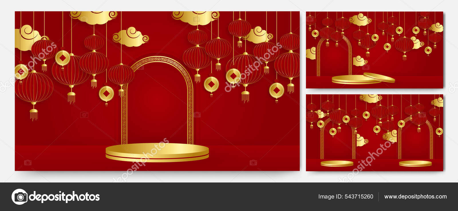 Red Gold Papercut Chinese Background Template Chinese China Universal ...