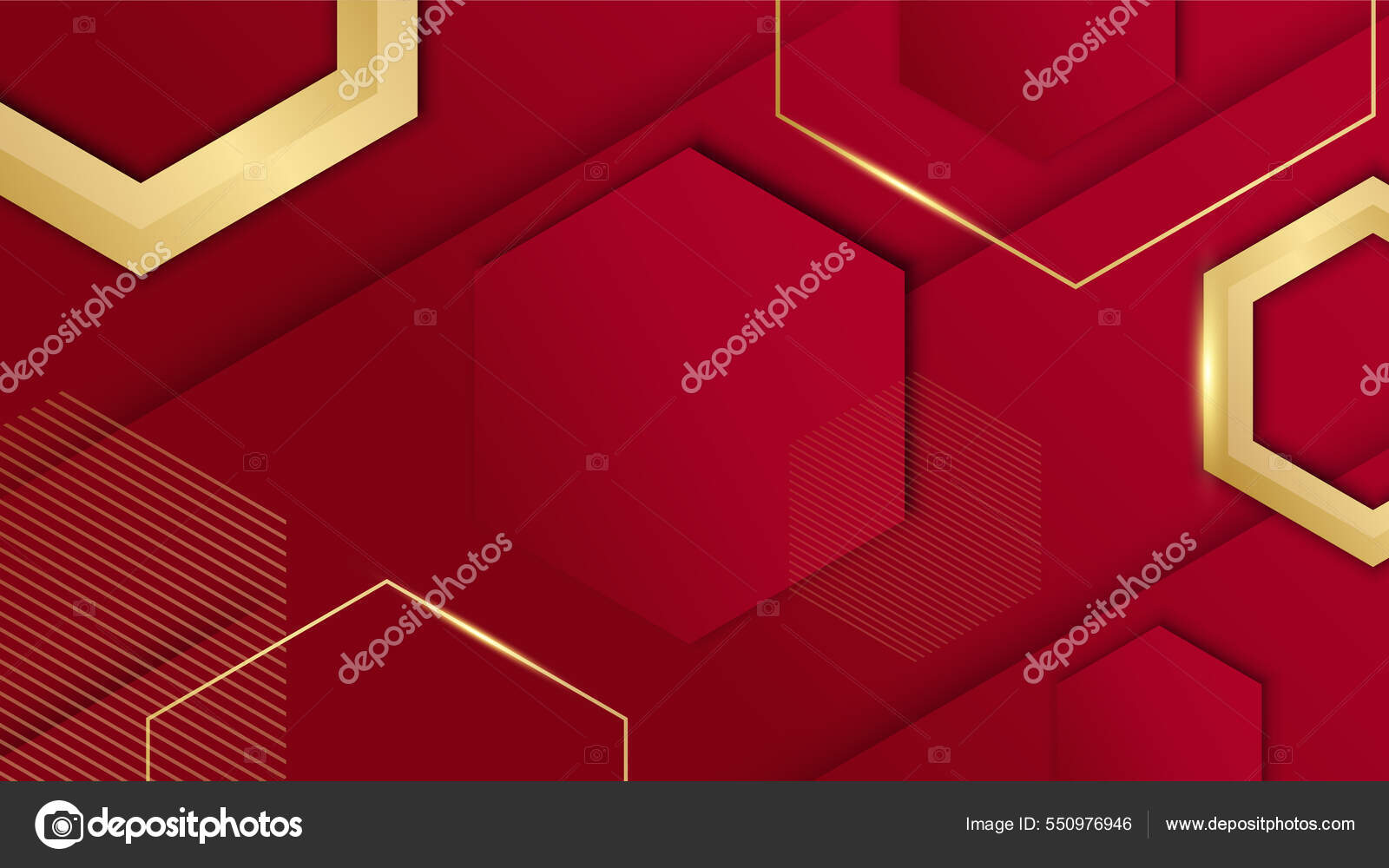 Abstract Red Gold Luxury Background Stock Vector by ©salmanalfa 550976946