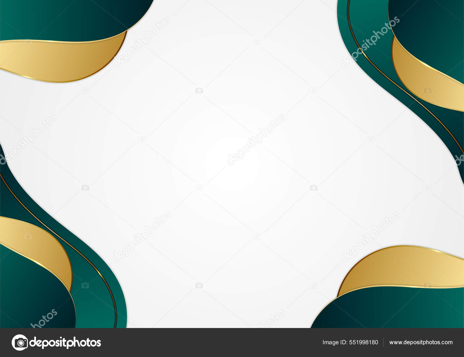 Modern Dark Green Gold Abstract Background Stock Vector by ©salmanalfa ...