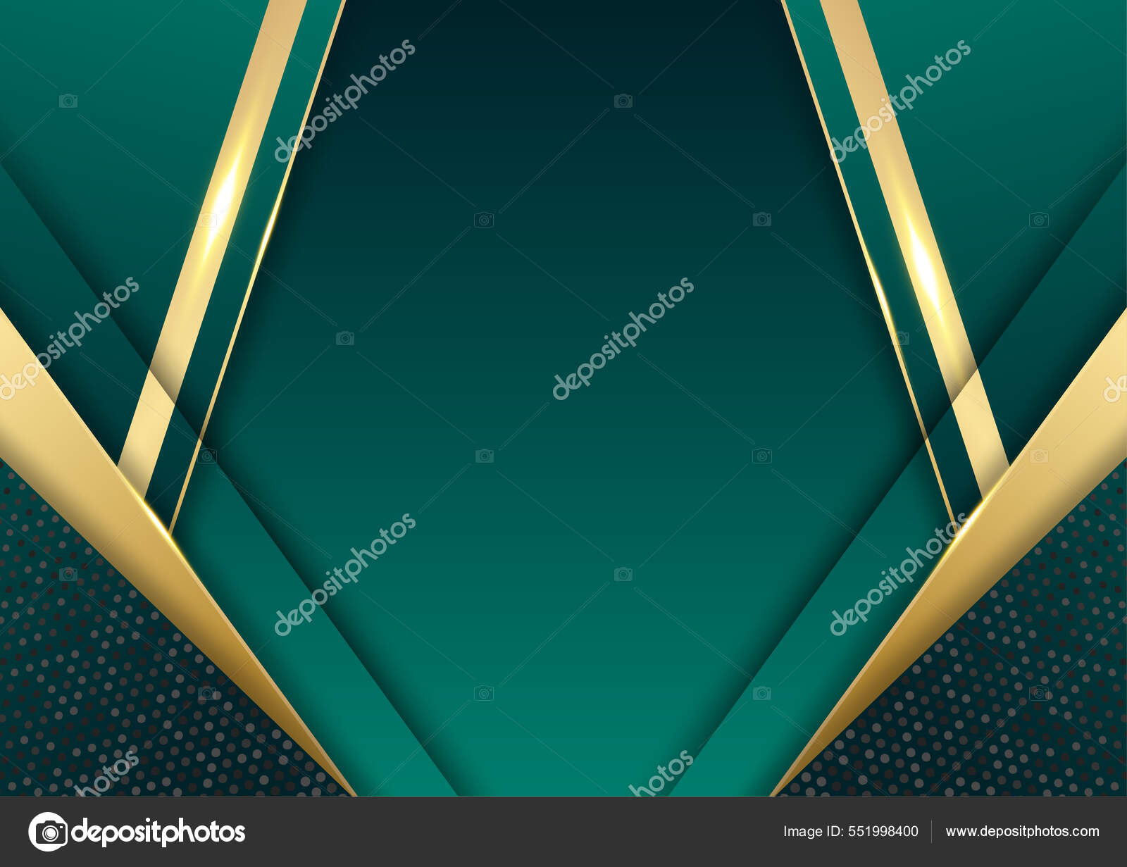 Modern Dark Green Gold Abstract Background Stock Vector by ©salmanalfa ...
