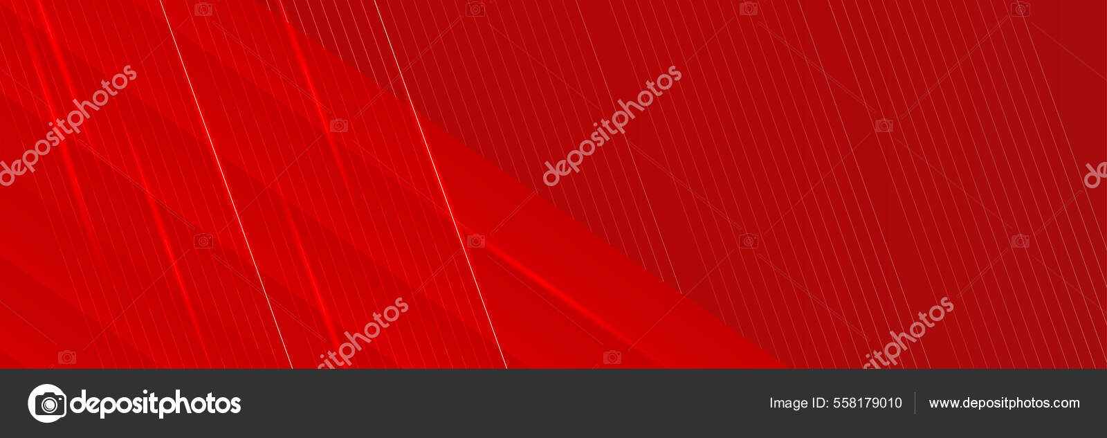 Corporate Business Red Wide Banner Design Background Stock Vector by ...