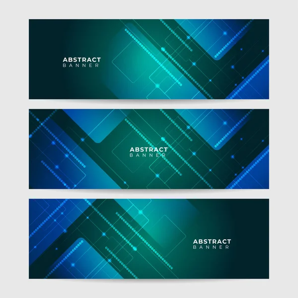 Corporate Business Blue Wide Banner Design Background Stock Vector by ...