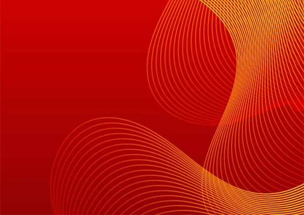 Abstract Red Futuristic Technology Network Science Tech Banner ...