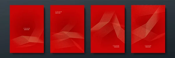 Luxury Abstract Red Gold Cover Design Background Stock Vector by ...