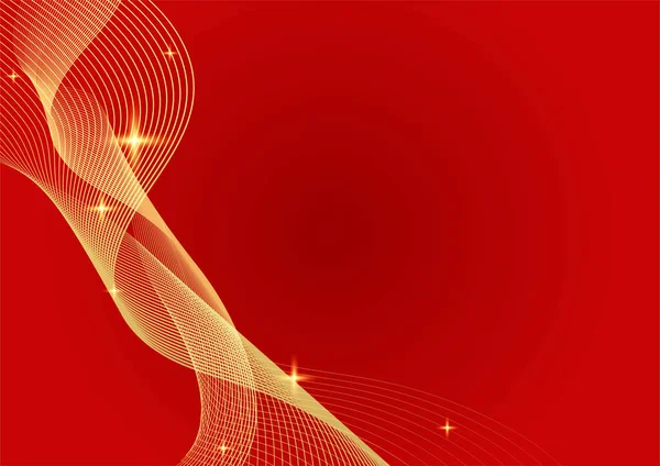 Modern Red Gold Background Vector Illustration Stock Vector by ...