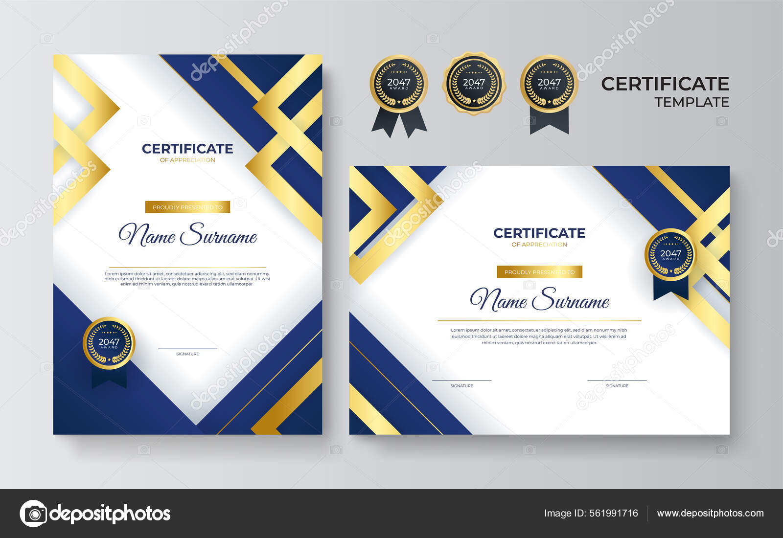 Red Award Certificate Border