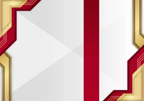 Abstract Red Gold Presentation Design Background Stock Vector by ...