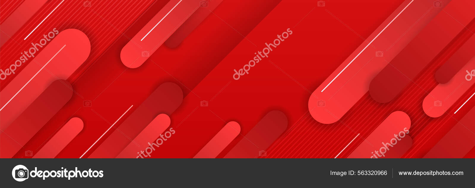 Modern Geometric Fluid Red Abstract Banner Design Background Abstract ...