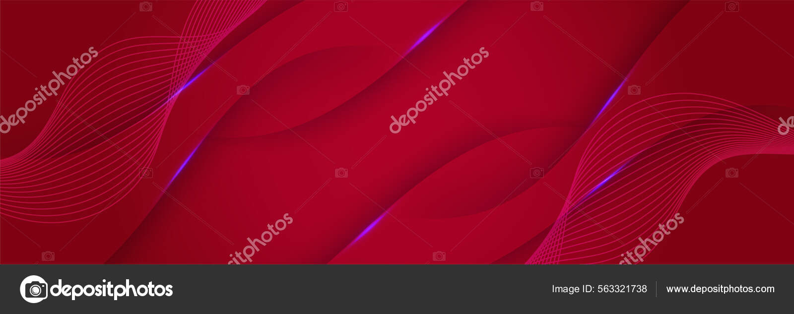 Modern Wave Red Abstract Banner Design Background Abstract Red Banner ...