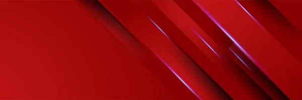 Corporate Business Red Wide Banner Design Background Abstract Modern ...