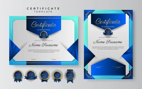 100,000 Blue certificate background Vector Images | Depositphotos